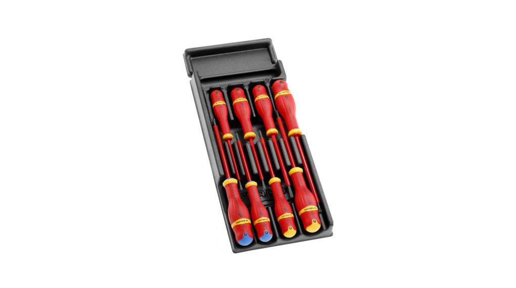 MOD.AT1VEPF | Facom Phillips; Slotted Insulated Screwdriver Set, 8 ...
