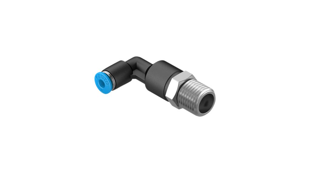 QSLL-1/4-4 | Festo Push-In L-Fitting, Long, 61.7mm, Compressed Air, QS | Distrelec Germany