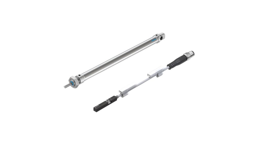 SME8MDS24VK0,3M8D + DSNU16200PA | Festo Cylinder + Magnetic Reed ...