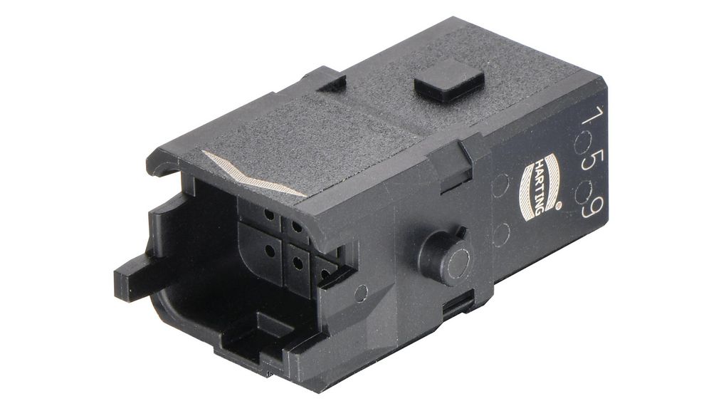 09100123006 | HARTING Insert Han, 12 Poles, Crimp, Plug | Distrelec ...