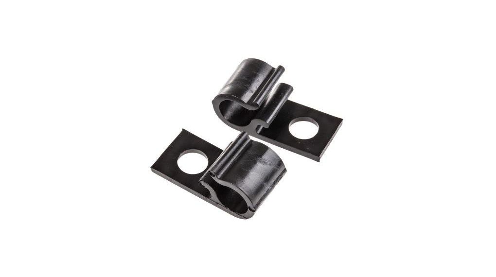 211-70200 | HellermannTyton Black Polyacetal D Clip, 10mm Max. Bundle | Distrelec Schweiz