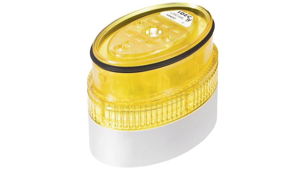 IDEC | IDEC LED Module Yellow 110mA 24V SignaLight Base Mount IP65 Plug ...