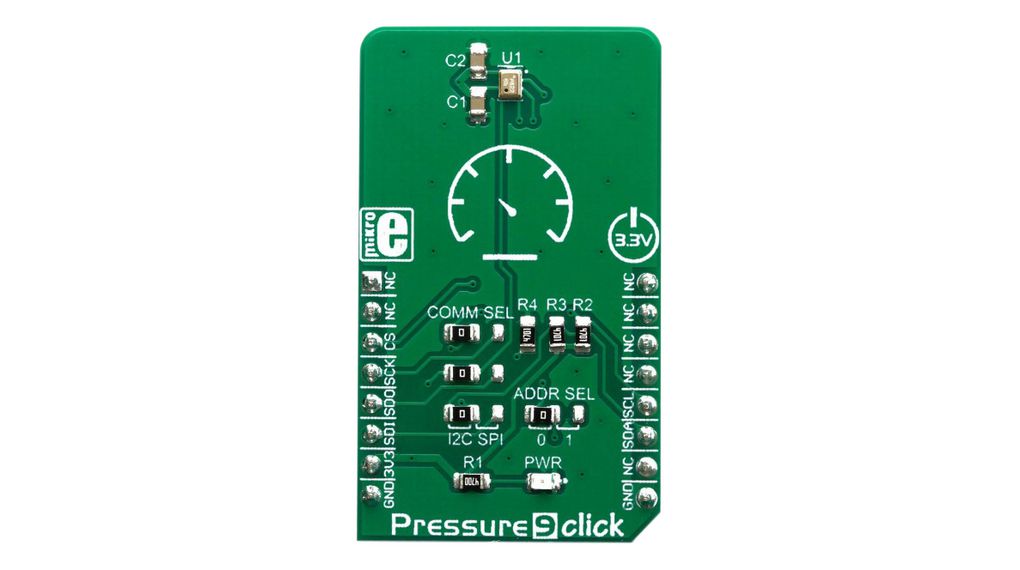 MIKROE-3441 | Mikroelektronika Pressure 9 Click Pressure Sensor Module 3.3V | Distrelec Germany