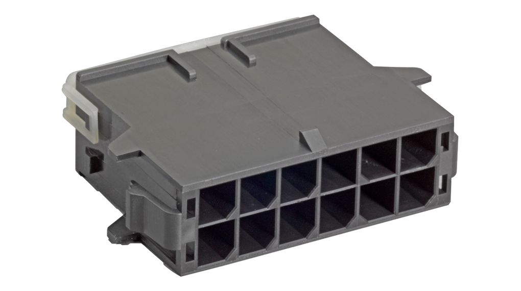 105411-0106 | Molex Housing, Male, Poles - 6, Rows - 2 | Distrelec Sweden