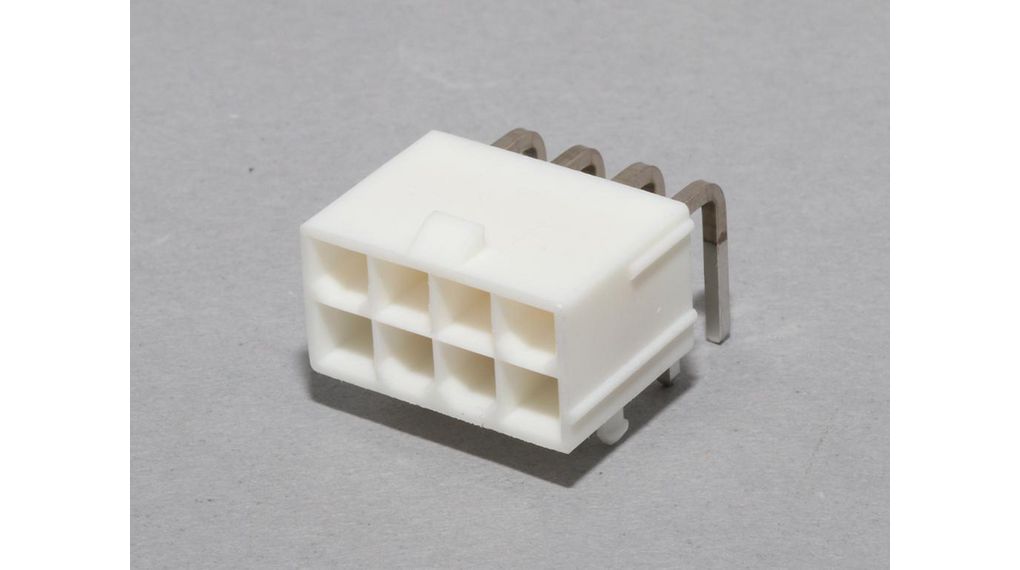 39-30-1082 | Molex Mini-Fit Jr. HDR Dual Row 90° Snap-in Plastic Peg ...