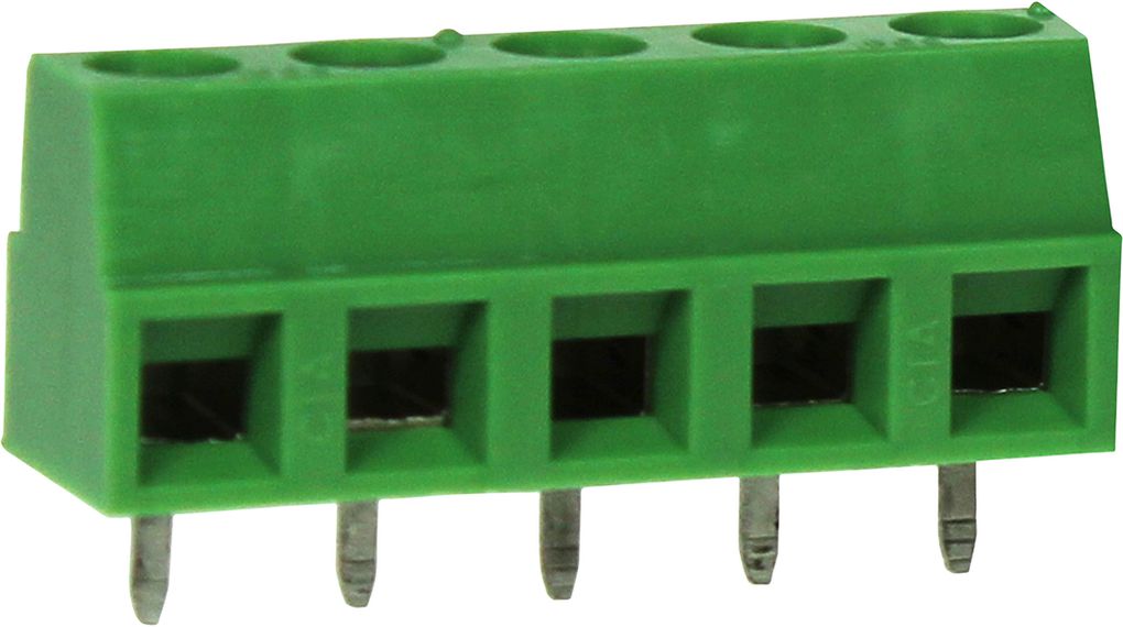 RND 205-00235 | RND Low Profile Rising Clamp Terminal Block, THT, 5 ...