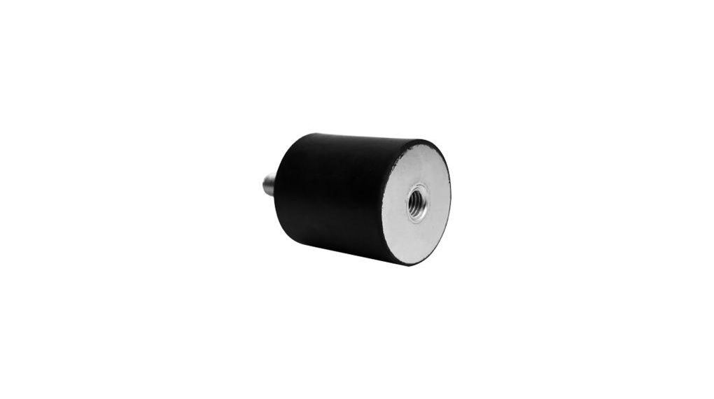 1893270 | RS PRO Cylindrical Anti-Vibration Mount, 23.65kg, M8, Rubber ...