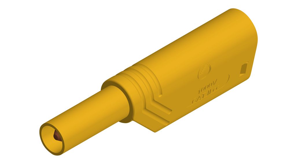 LAS S WS GELB / YELLOW | SKS Hirschmann Test & Measurement Safety Plug ...