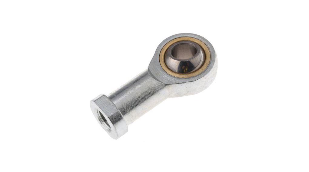 KJ12D | SMC M12 x 1.25 Female Steel Rod End, 12mm Bore, Metric Thread ...