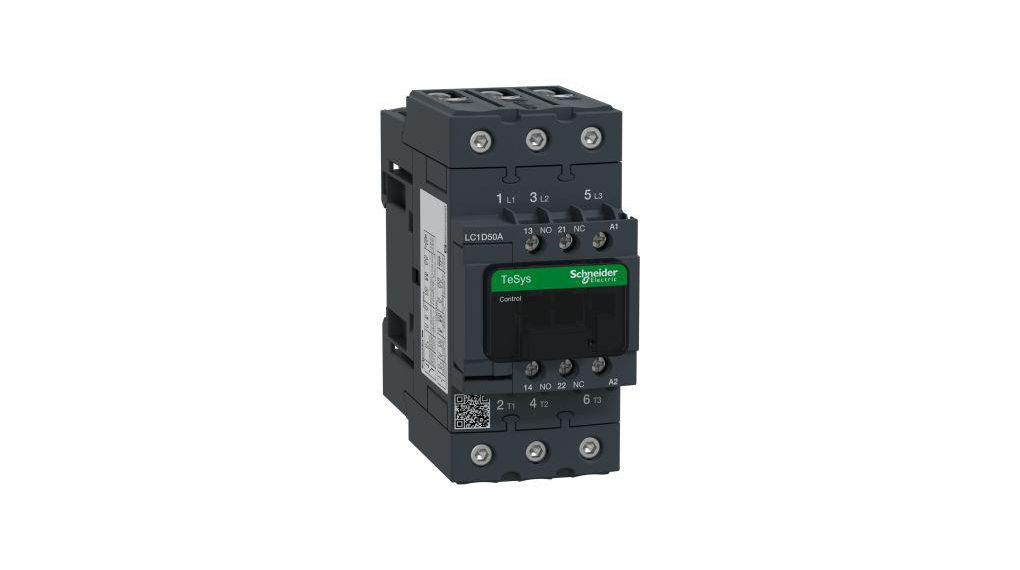 LC1D50AB7 | Schneider Electric LC1D Series Contactor, 24 V ac Coil, 3 ...