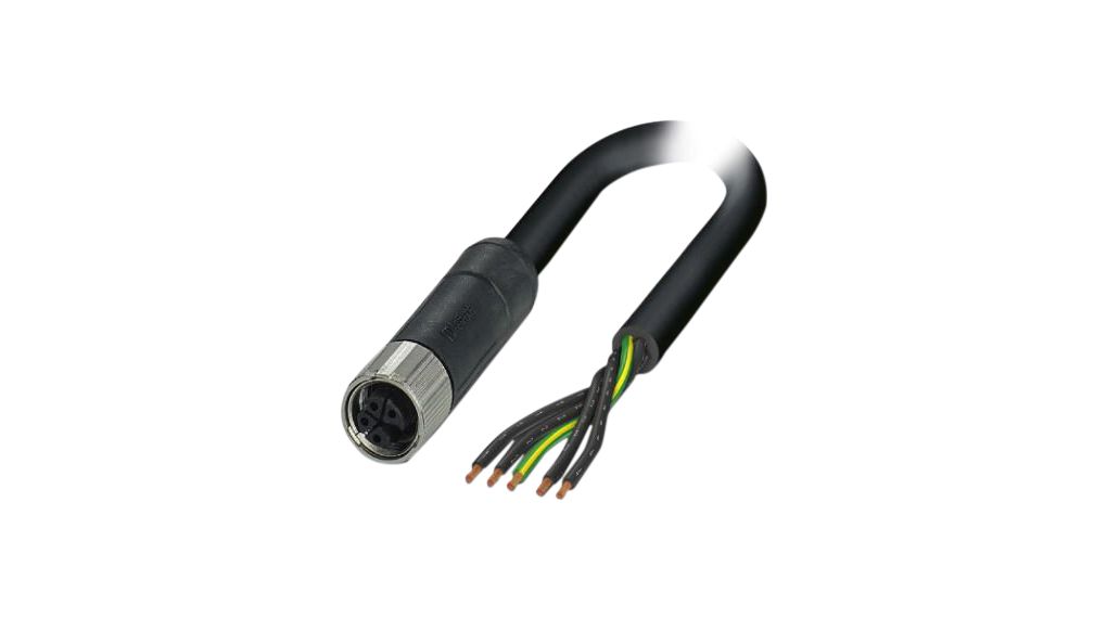 1414770 | Phoenix Contact Cordon, Prise M12 - Extrémités nues, 5 ...