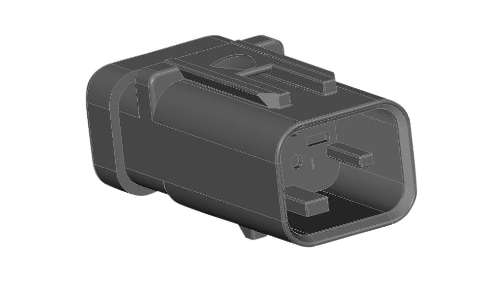 776488-2 | TE Connectivity - AMP Housing, Grey, Receptacle, Poles - 4 ...