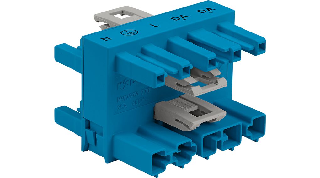 770-618 | Wago Distribution Connector, Plug / Socket, 400V, Poles - 5 ...