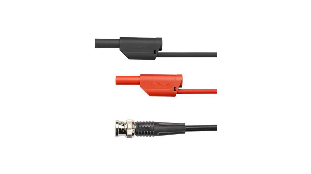 RS SKO 89-58 / 100 / SW | Schützinger Adapter Lead 3A, Black, Red, 1 m ...