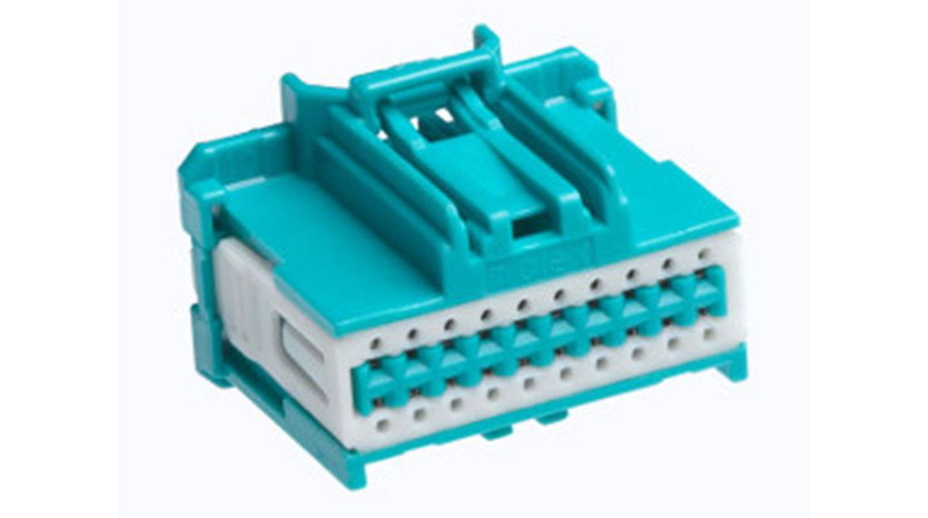 34729-0203 | Molex , 34729 Automotive Connector Female Green Board 20 ...