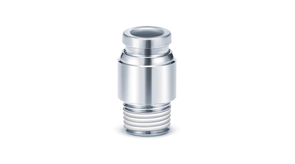 KQB2S08-G01 | SMC KQB2 Series Hexagon Socket Head Male Connector, G 1/8 ...
