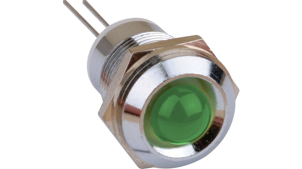 2676.8081 | Mentor LED Indicator 2.2V DC Fixed Green Soldering ...