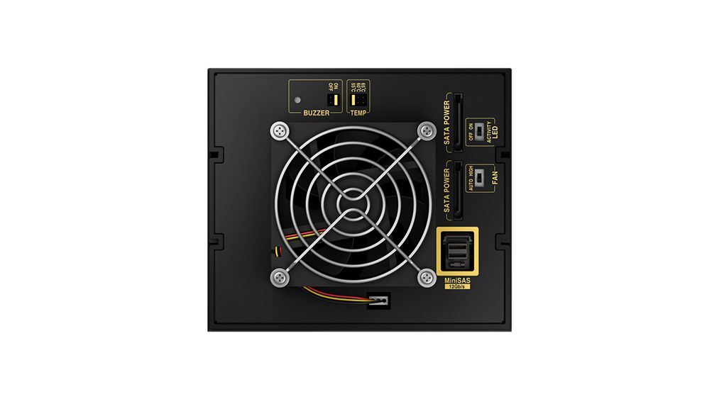 IB-564SAS-12G | ICY BOX Fond de panier à 4 baies avec ventilateur et ...