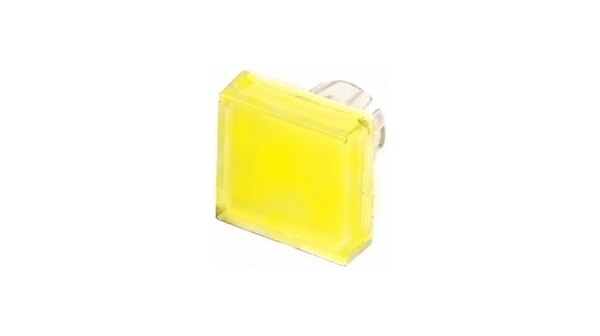 61-9671.4 | EAO Switch Lens Square Yellow Transparent Plastic 61 Series ...