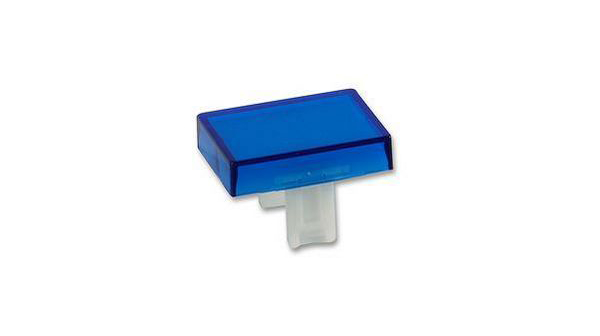 61-9331.6 | EAO Cap Rectangular Blue Transparent Plastic 61 Series ...