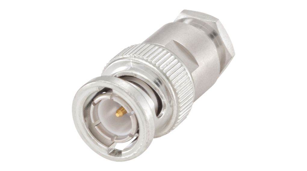 71S106-009N5 | Rosenberger Fiche de câble droite, BNC, Laiton, Fiche mâle, Droit, 75Ohm, Bloc ...