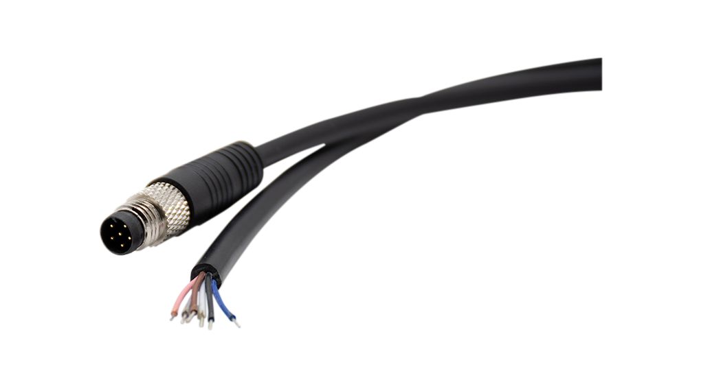 RND 205-01157 | RND Circular Connector, M8, Plug, Straight, Poles - 6 ...