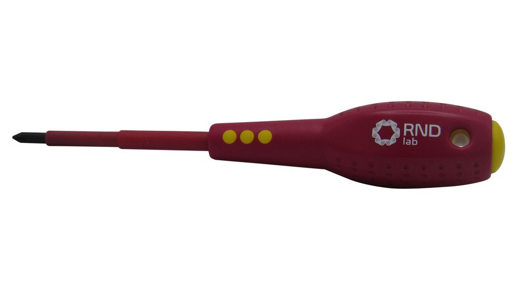 RND 550-00387 | RND Lab Phillips VDE Screwdriver, 1kV Approved, Ergonomic, PH1, 80mm | Distrelec ...