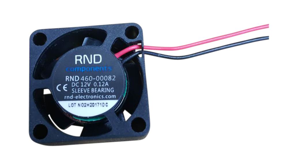 RND 460-00082 | RND Axiallüfter DC 25x25x10mm 12V 4.1m³/h | Distrelec Schweiz