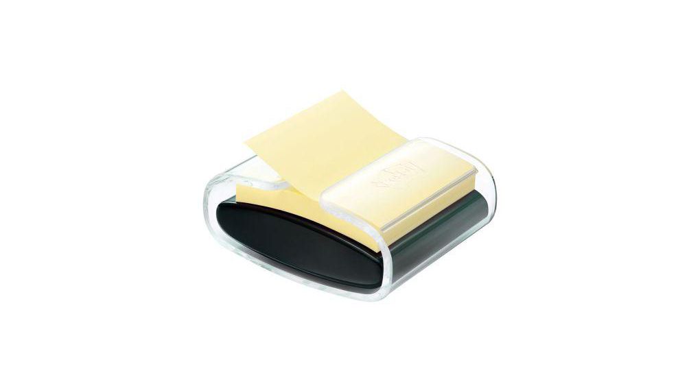 BP883 | 3M Post-It Black/Yellow Sticky Note, 90 Notes per Pad, 76mm x ...