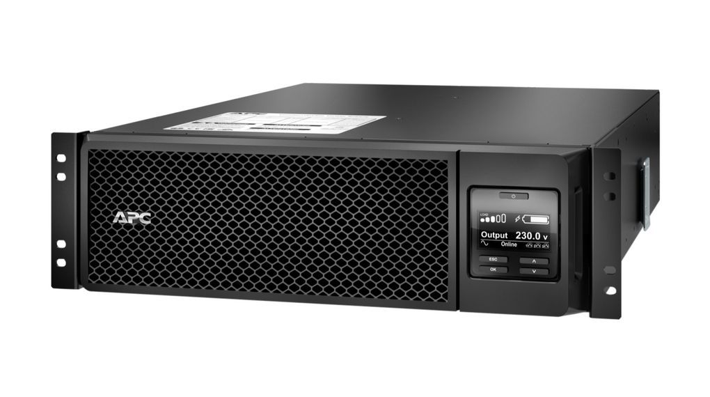 SRT5KRMXLI | APC UPS with Network Card and Rail Kit, SRT, Double ...