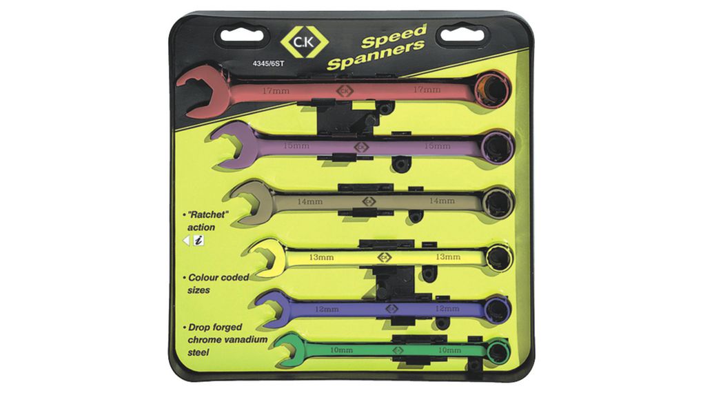 T4345/6ST | C.K Tools Spanner Set, Combination | Distrelec Germany
