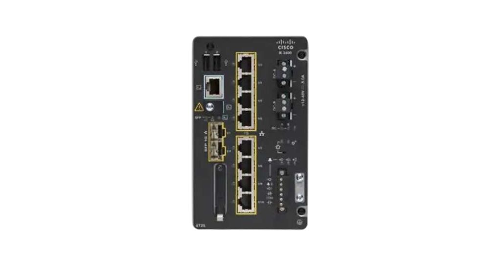 IE-3400-8T2S-A | Cisco Ethernet Switch, RJ45 Ports 8, 1Gbps, Managed ...