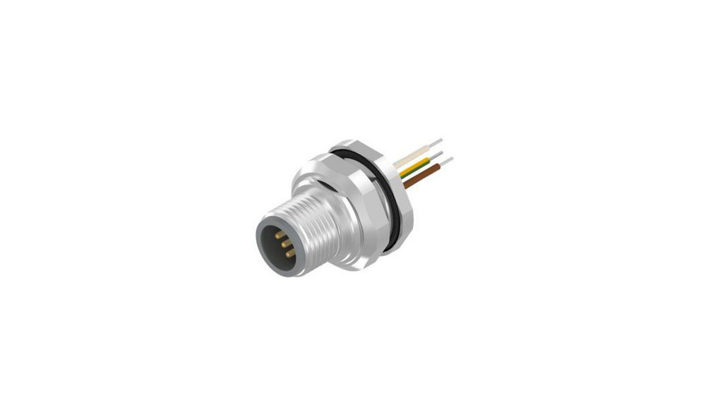 43-01013 | Conec Circular Connector, M12, Plug, Straight, Poles - 5 ...
