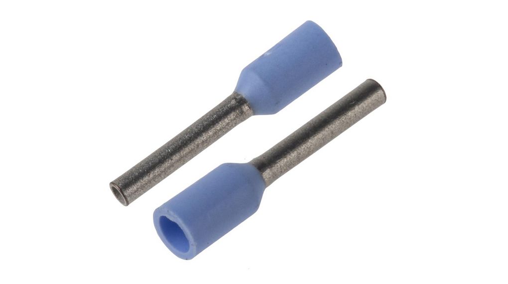 GWE0.25-6 | JST Bootlace Ferrule 0.25mm² Light Blue Pack of 100 pieces ...