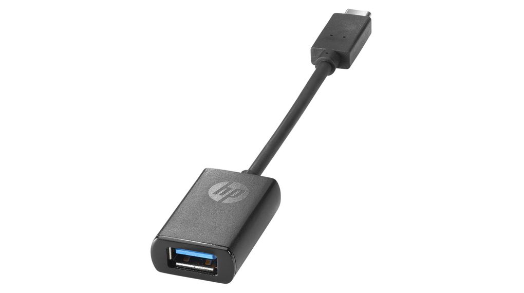 N2Z63AA#AC3 | Hewlett Packard USB Adapter, USB-C Plug - USB-A Socket, 3 ...