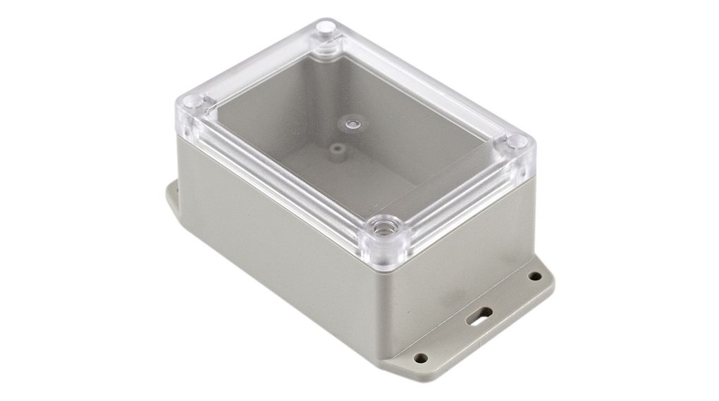 RP1095BFC | Hammond Flanged Enclosure with Clear Lid RP 75x105x55mm ...