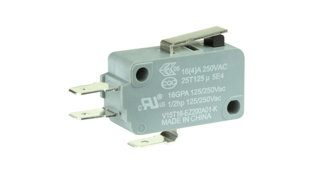 V15T16-EZ200A01-K | Honeywell Snap Acting/Limit Switch, SPDT, Momentar ...