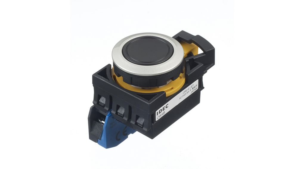 CW4B-A1E10B | IDEC Pushbutton Switch Latching Function 1NO Panel Mount ...