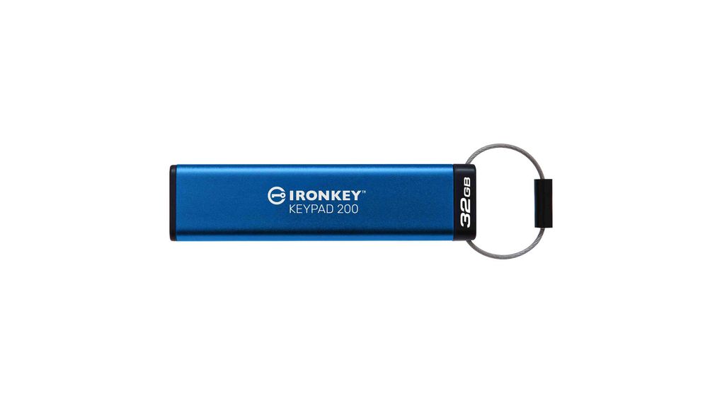 IKKP200/32GB | Kingston USB Stick, IronKey Keypad 200, 32GB, USB 3.0 ...