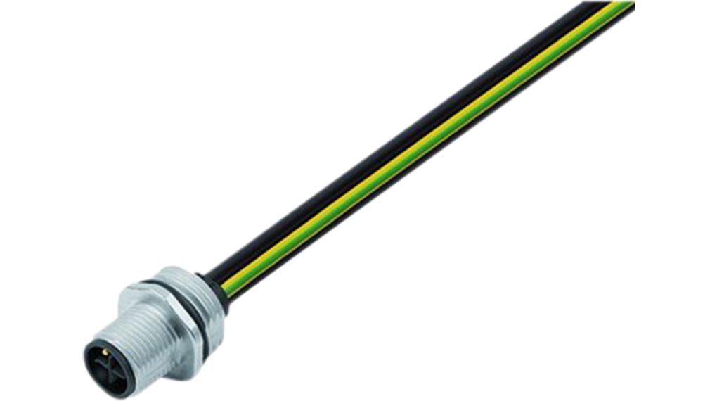 44423146 | Lapp Einbau-Kabelstecker, M12, Stecker, Gerade, Pole - 4 ...