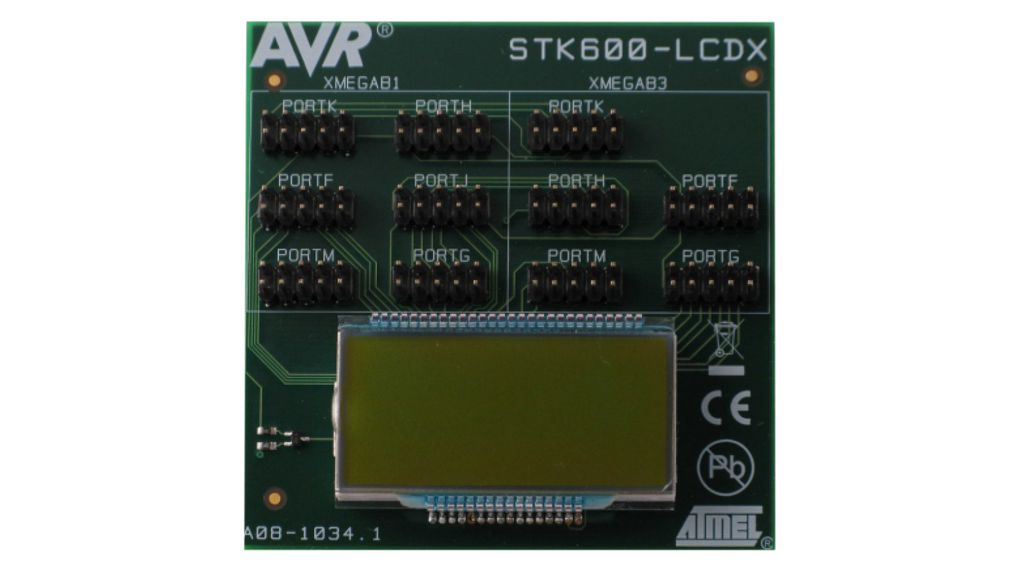 ATSTK600-LCDX | Microchip LCD Display Breakout Board, 160 Segments ...