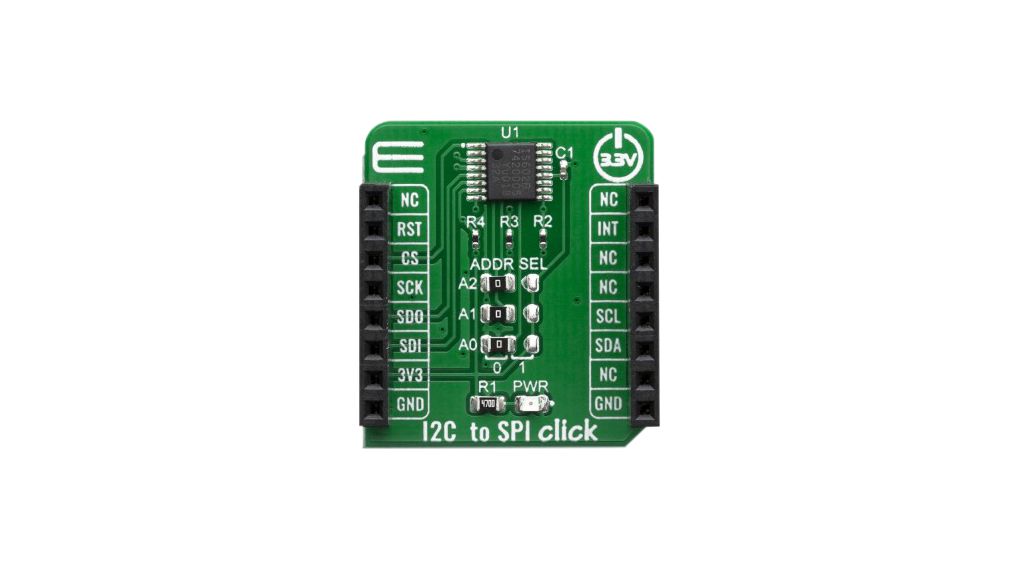 Mikroe 3743 Mikroelektronika I2c To Spi Click Interface Adapter