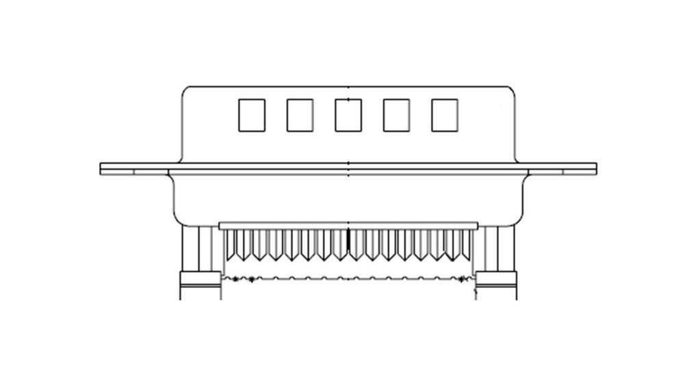 172704-0065 | FCT - a Molex company D-Sub Connector, Plug, DB-25, IDC ...