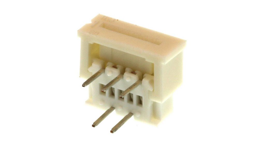 39-53-2054 | Molex 1.25mm Pitch Easy-On FFC/FPC Connector Through-Hole 90° ZIF Top Contact Style ...