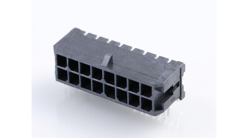 43045-1608 | Molex Rectangular Power Connector, 16 Contact( | Distrelec ...