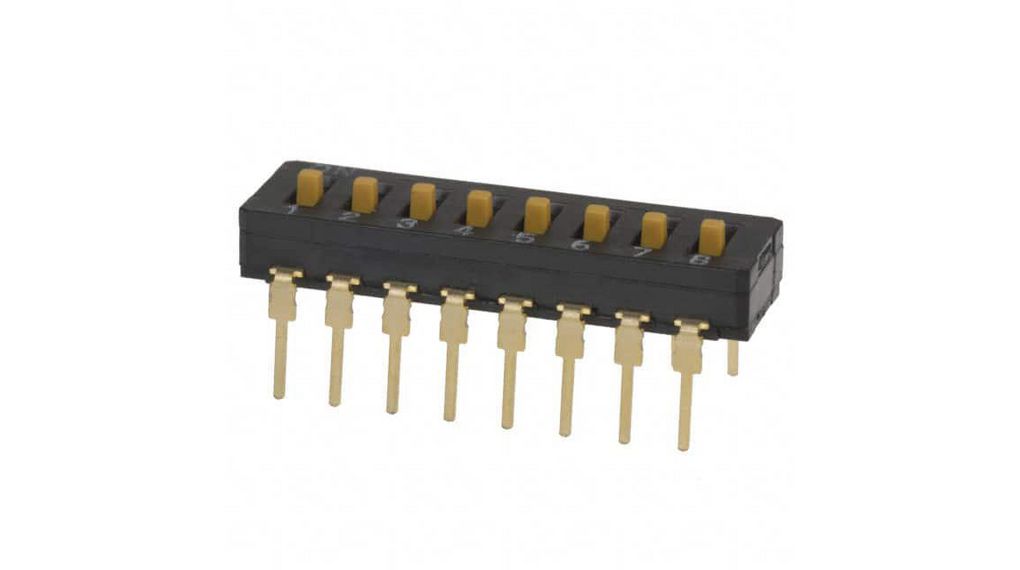 A6D 0146F | Omron Electronic Components Slide Dip Switch, 7 Switches ...