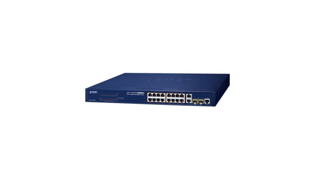 FGSW-1816HPS | Planet PoE Switch, Managed, 1Gbps, 240W, RJ45 Ports 18 ...