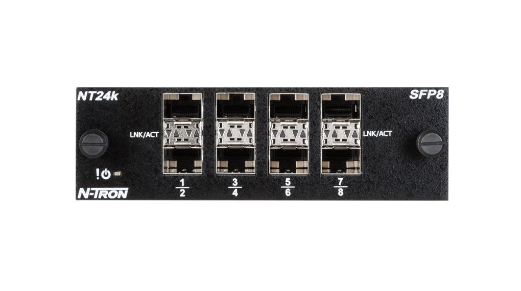NT24K-SFP8 | Red Lion N-Tron Modular Switch Expansion Module, 8 SFP ...