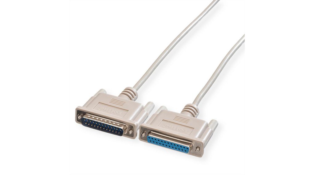 11013618 | Roline Serial Cable D-SUB 25-Pin Male - D-SUB 25-Pin Female ...