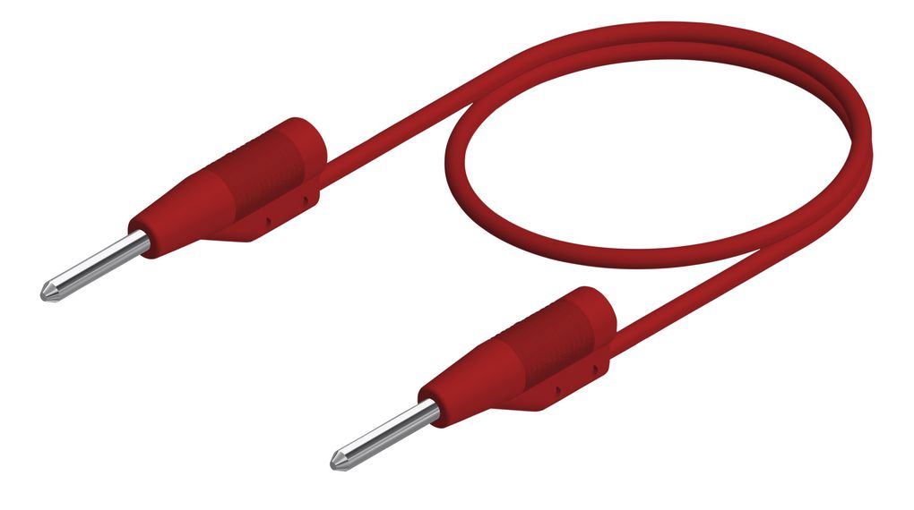 MVL 2/25 RED | SKS Hirschmann Test & Measurement Laborkabel PVC 6A ...